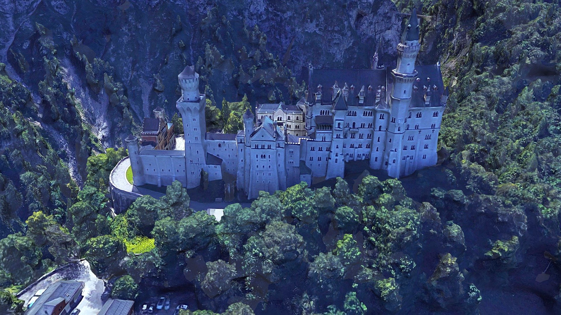 Neuschwanstein Castle - 3D model by LibanCiel [4202e4f] - Sketchfab