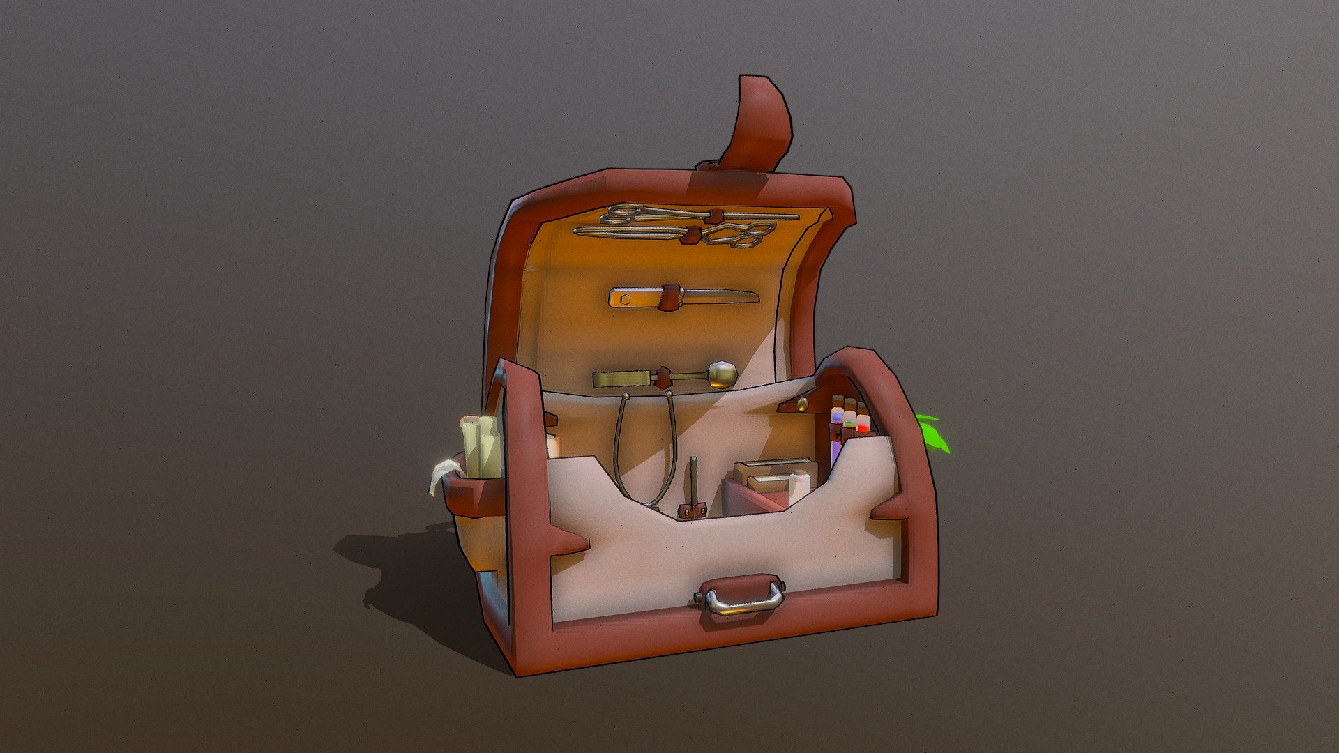 Doctor's Bag - 3D model by alexthebear [4205642] - Sketchfab