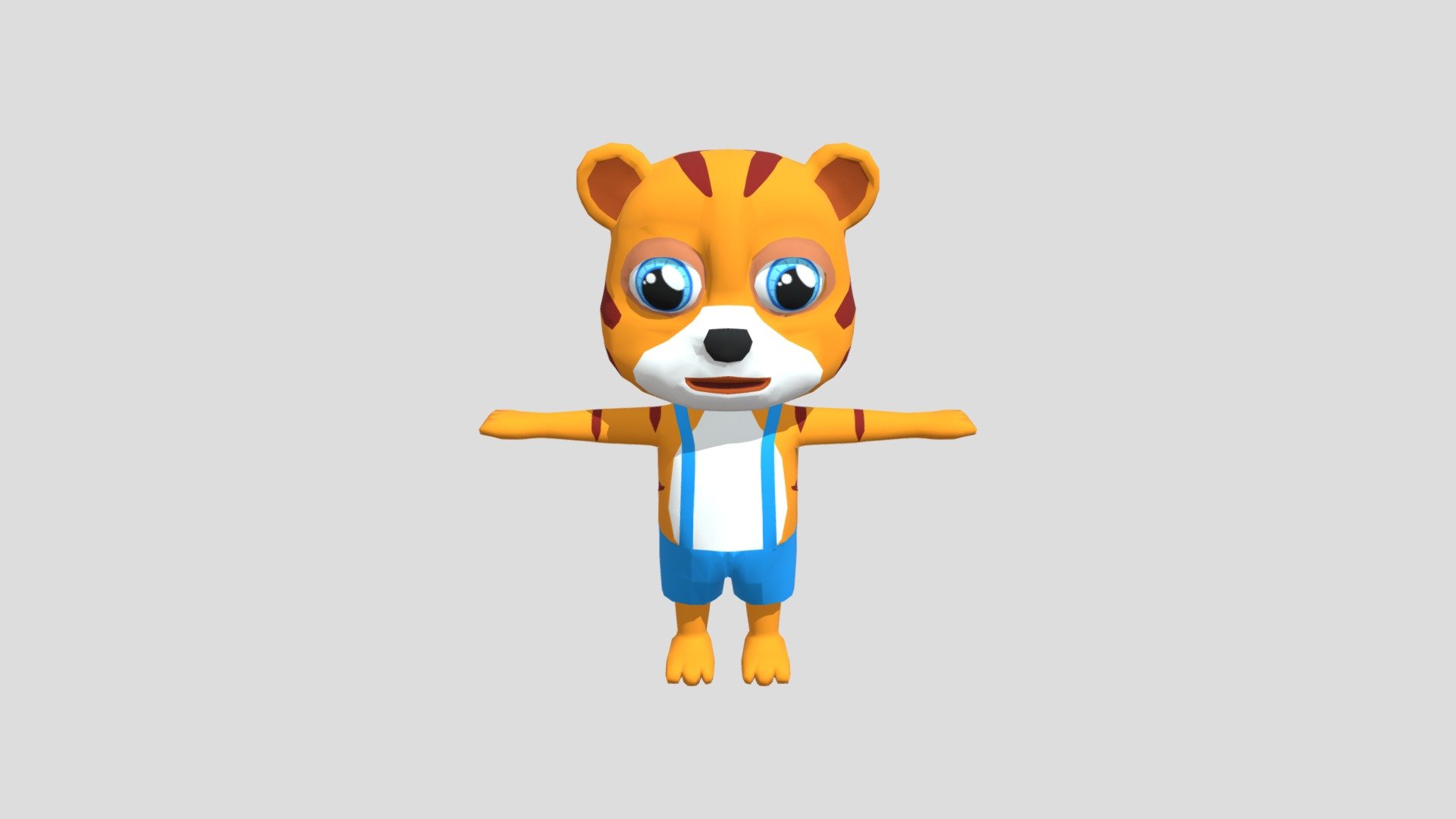 Tiger 3d Model - 3D model by Samiran Dewan (@samiran) [42056be] - Sketchfab