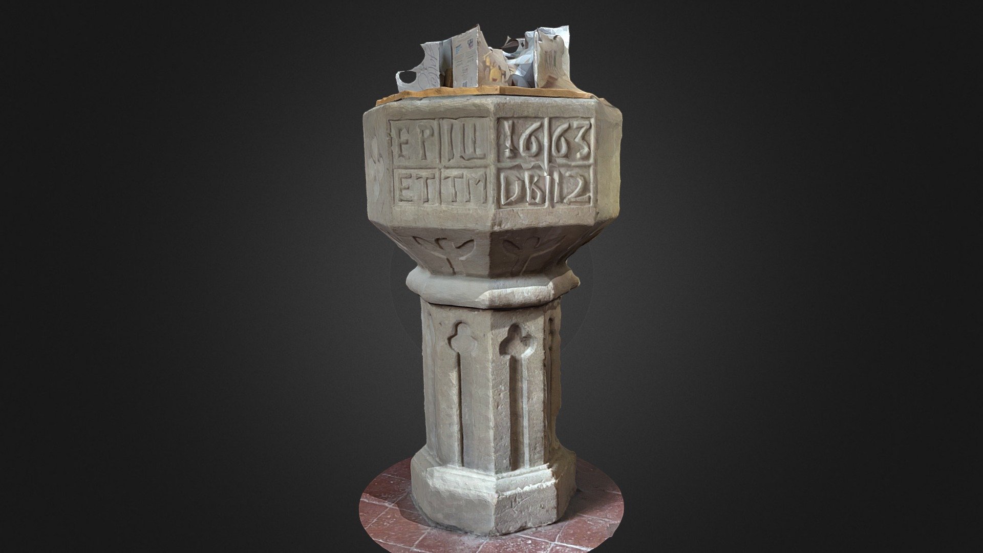 Font, Llanfair DC - Download Free 3D model by Digital Heritage ...