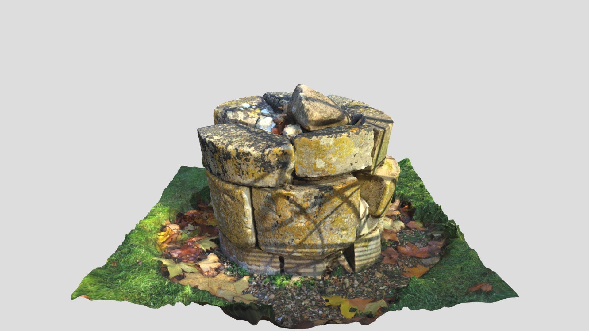 Mottisfont Monastic Ruins Pillar - 3D model by National Trust ...