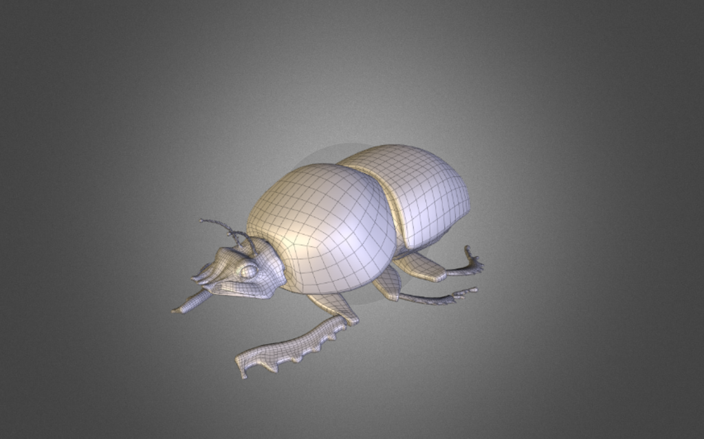Beetle - 3D model by Jason Kirk (@JKirk3D) [4206c8b] - Sketchfab
