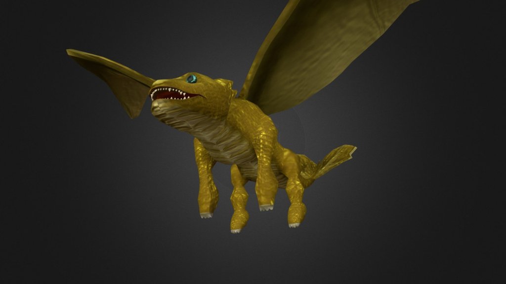 Dragon - 3D model by Gina Schreuder (@pancham_sama) [4208c3e] - Sketchfab