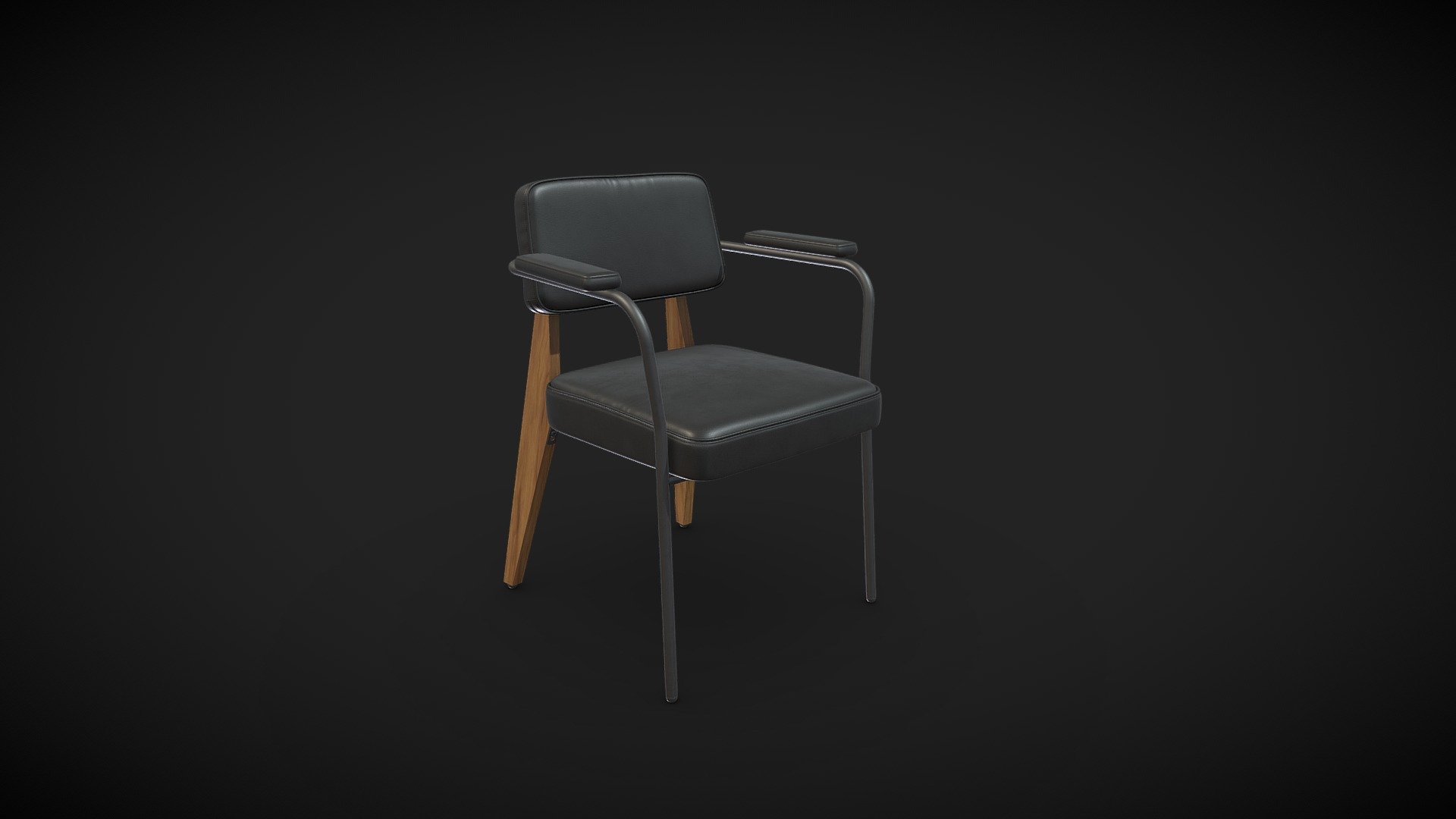 FITZROY CHAIR - 3D model by Anzalichi [4209bc5] - Sketchfab