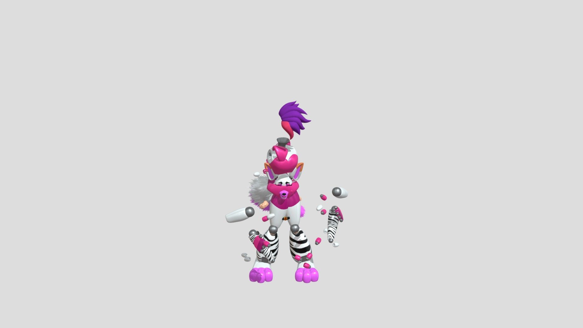 Glamrock Mangle - Download Free 3D model by Your New Stepfather ...