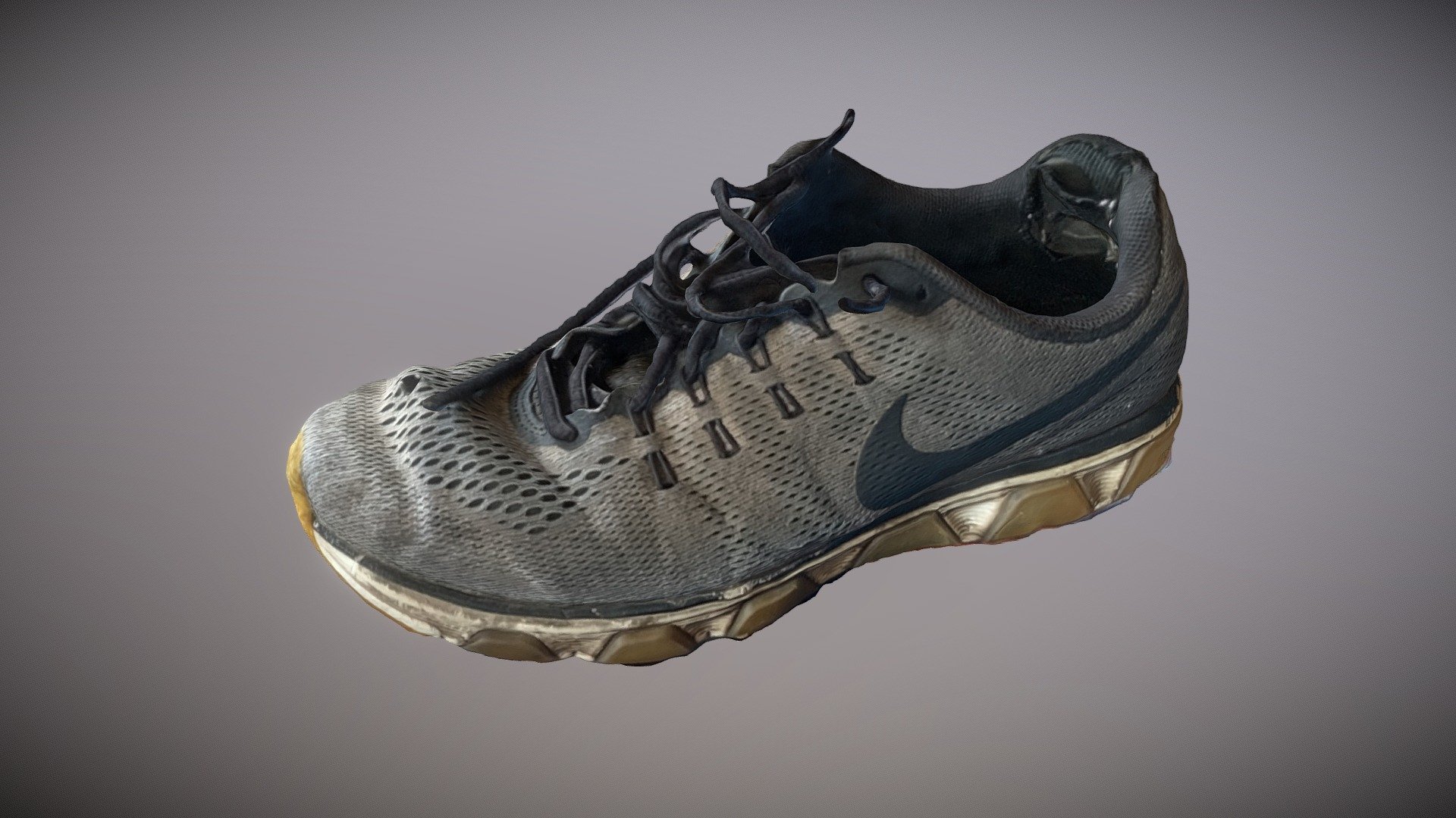 Physically scanned old Running Shoe - Download Free 3D model by The ...