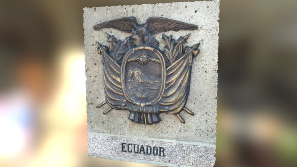 Ecuador Coat of Arms - Download Free 3D model by jtressle [420d8dc ...