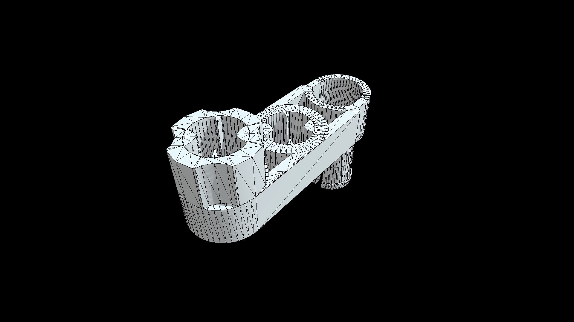 Liftarm Modified Crank Pin 1 x 3 - Axle Holes - Download Free 3D model ...