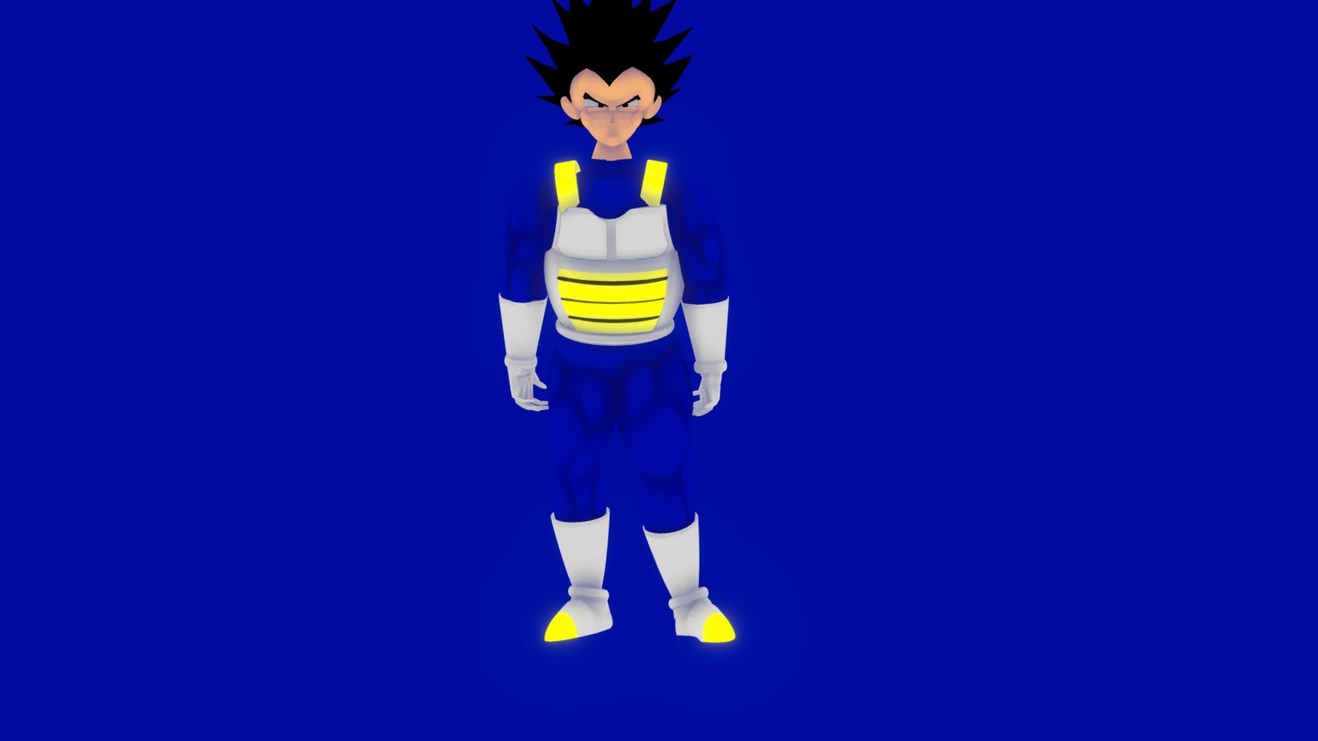 Vegeta - Download Free 3D model by ᗰOᑎKEY ᗪ. ᒪᑌᖴᖴY (@KingOfThePirates ...