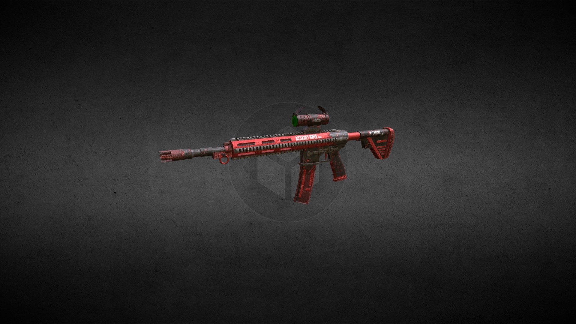 M416 Weapon 3D Model - 3D model by siddheshkohad2000 [420fbbd] - Sketchfab