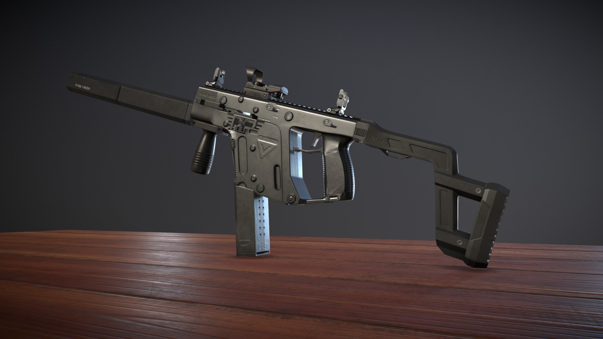 Kriss Vector - 3D model by dante777 [42102fb] - Sketchfab