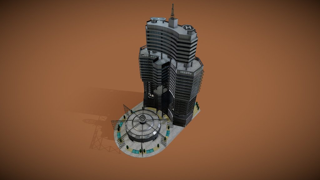 Free downloadable Sci-Fi- and Future-Buildings - A 3D model collection ...