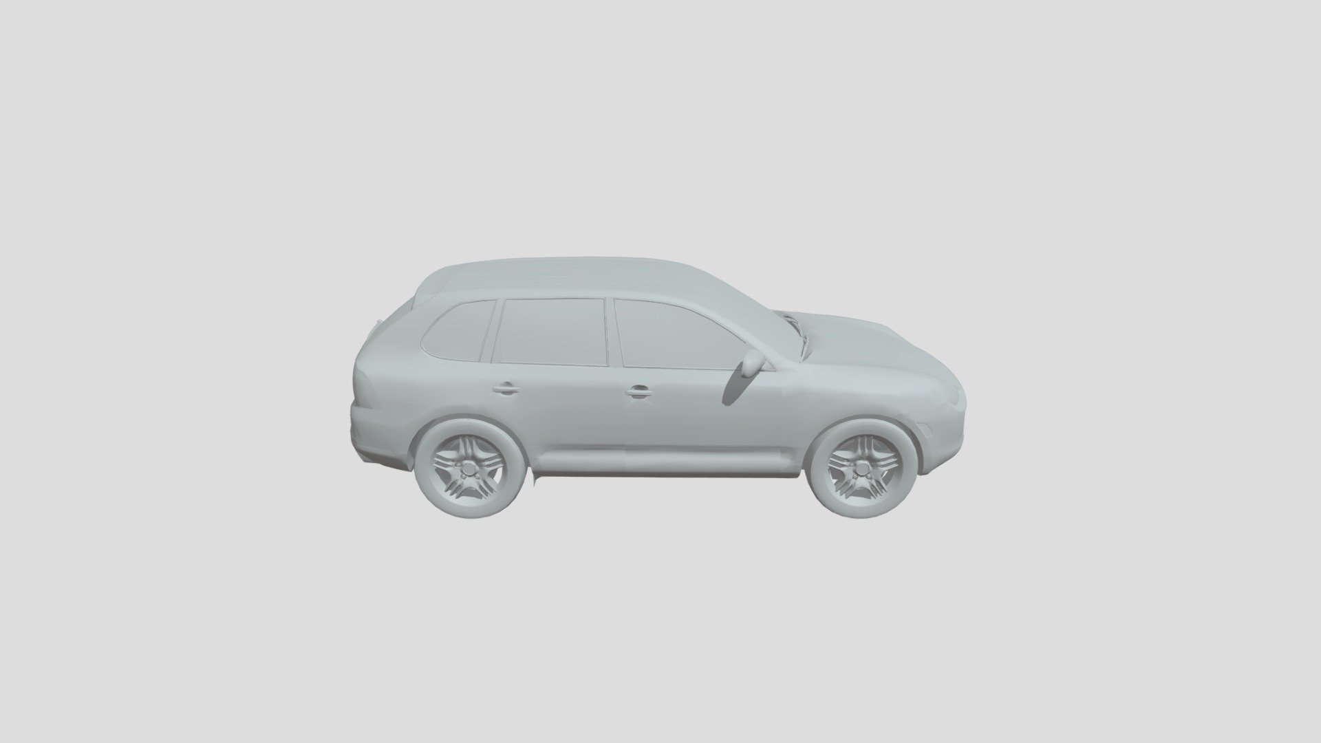 Porsche Cayenne 2005 Scale1-80 for 3D-printing - Download Free 3D model ...