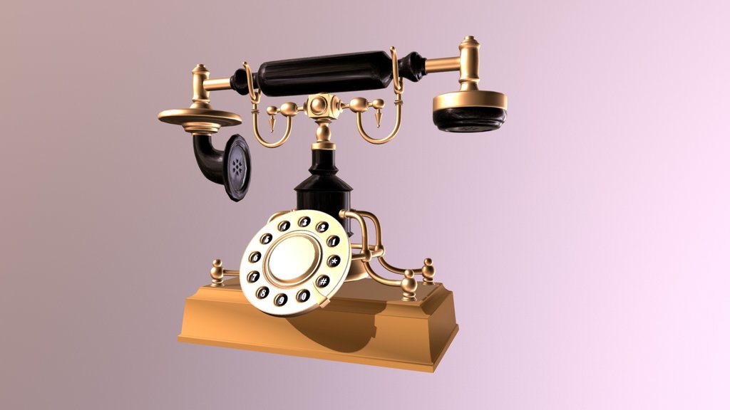 old telephone reference - A 3D model collection by leoxenon - Sketchfab