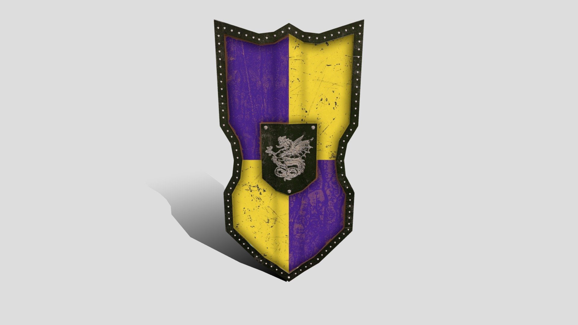 Medieval Shield - Buy Royalty Free 3D model by Simon T Griffiths (@RubberMan) [4213e39 ...