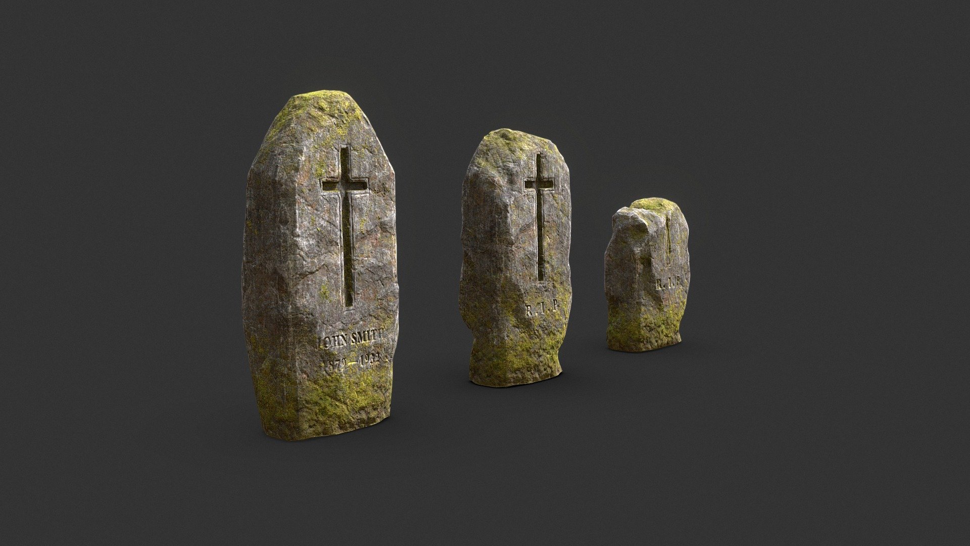 Gravestone - 3D model by patrix [4215aef] - Sketchfab