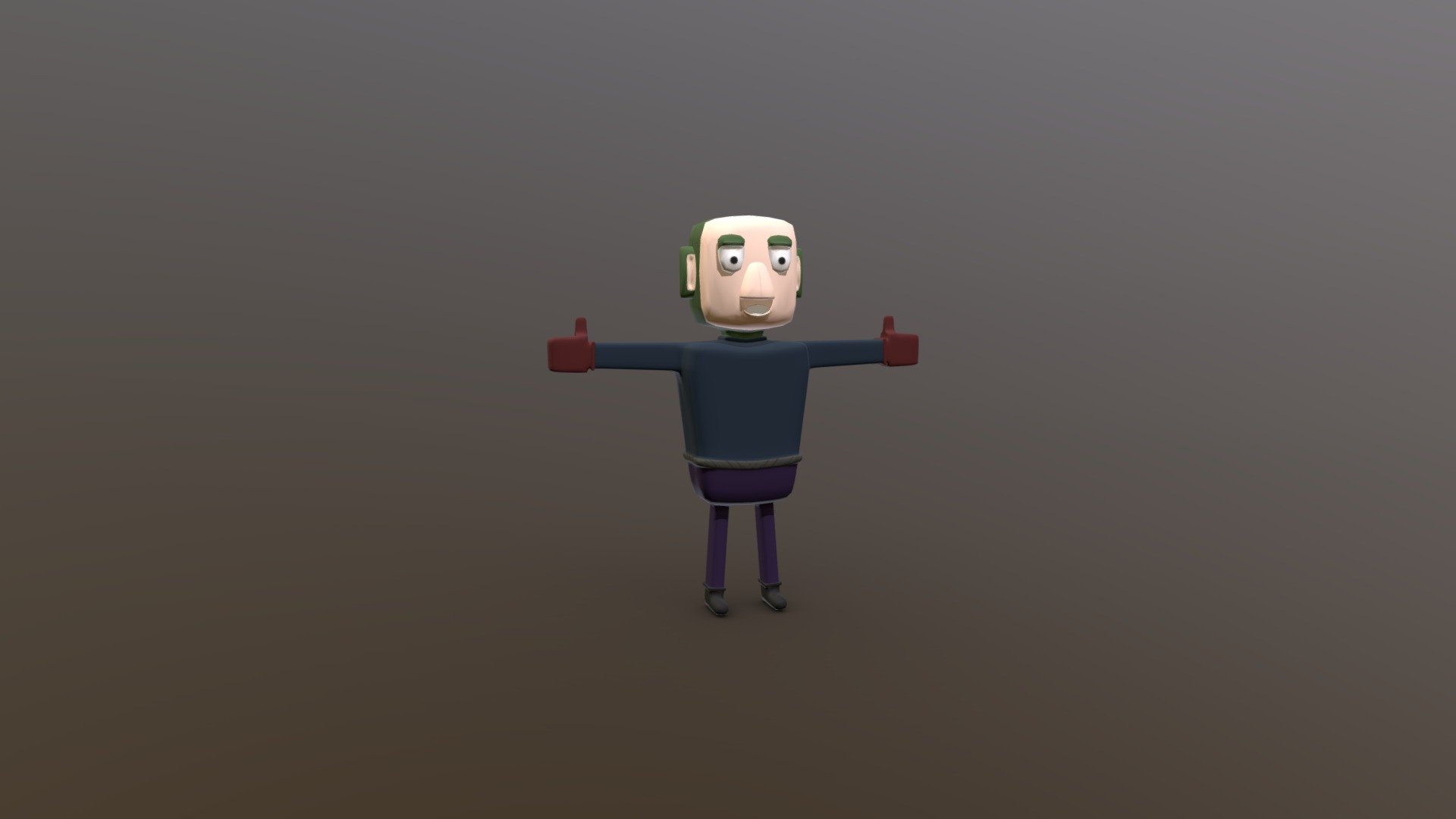 Monkey 3D Low Poly - Download Free 3D model by Srg. Desva ...