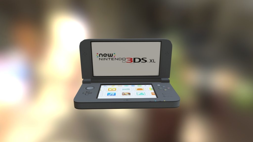 Nintendo 3DS - 3D model by kashu [42168d1] - Sketchfab
