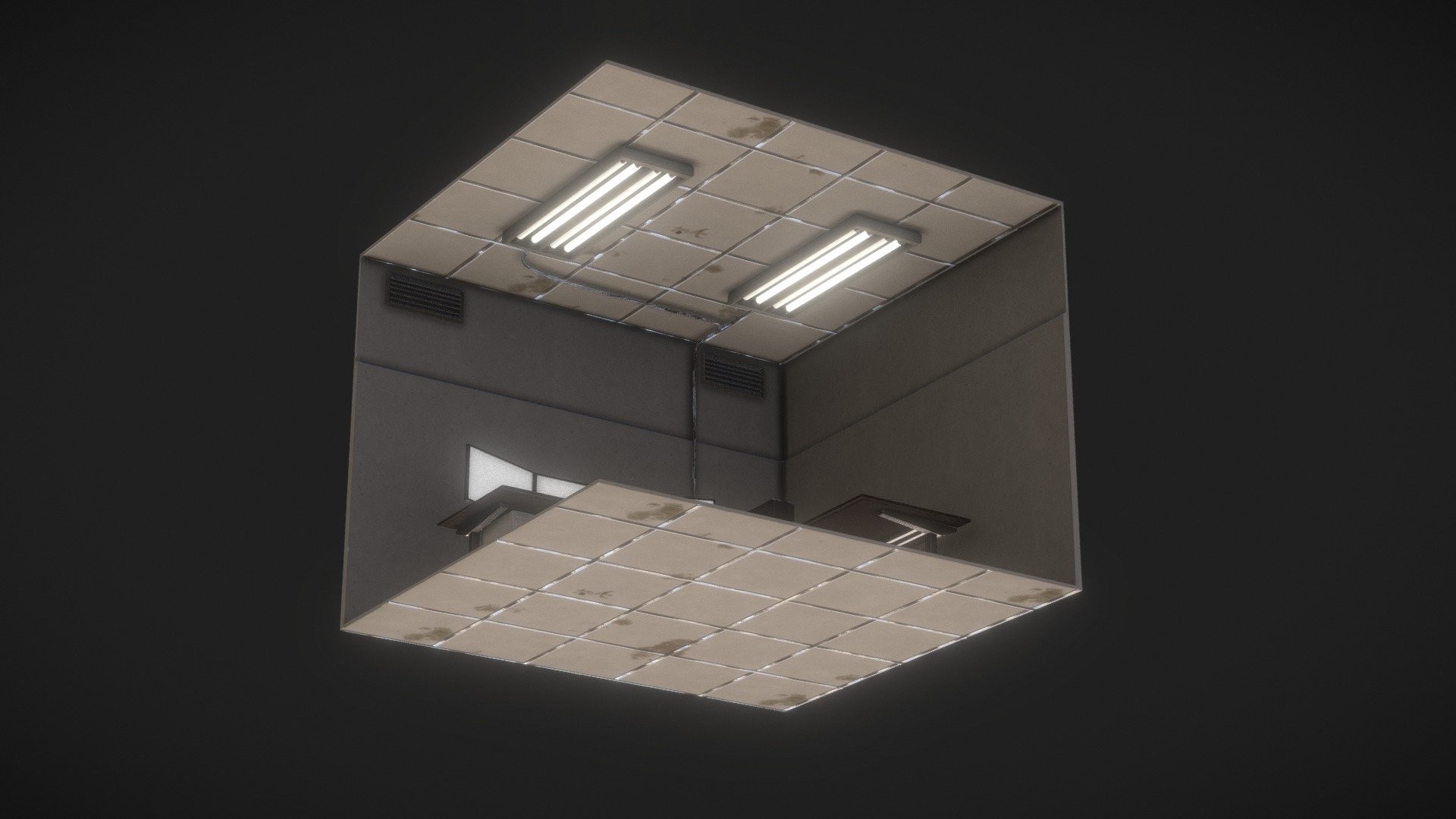 Security Office - 3D model by Ian Lee (@rsmblee) [421851b] - Sketchfab