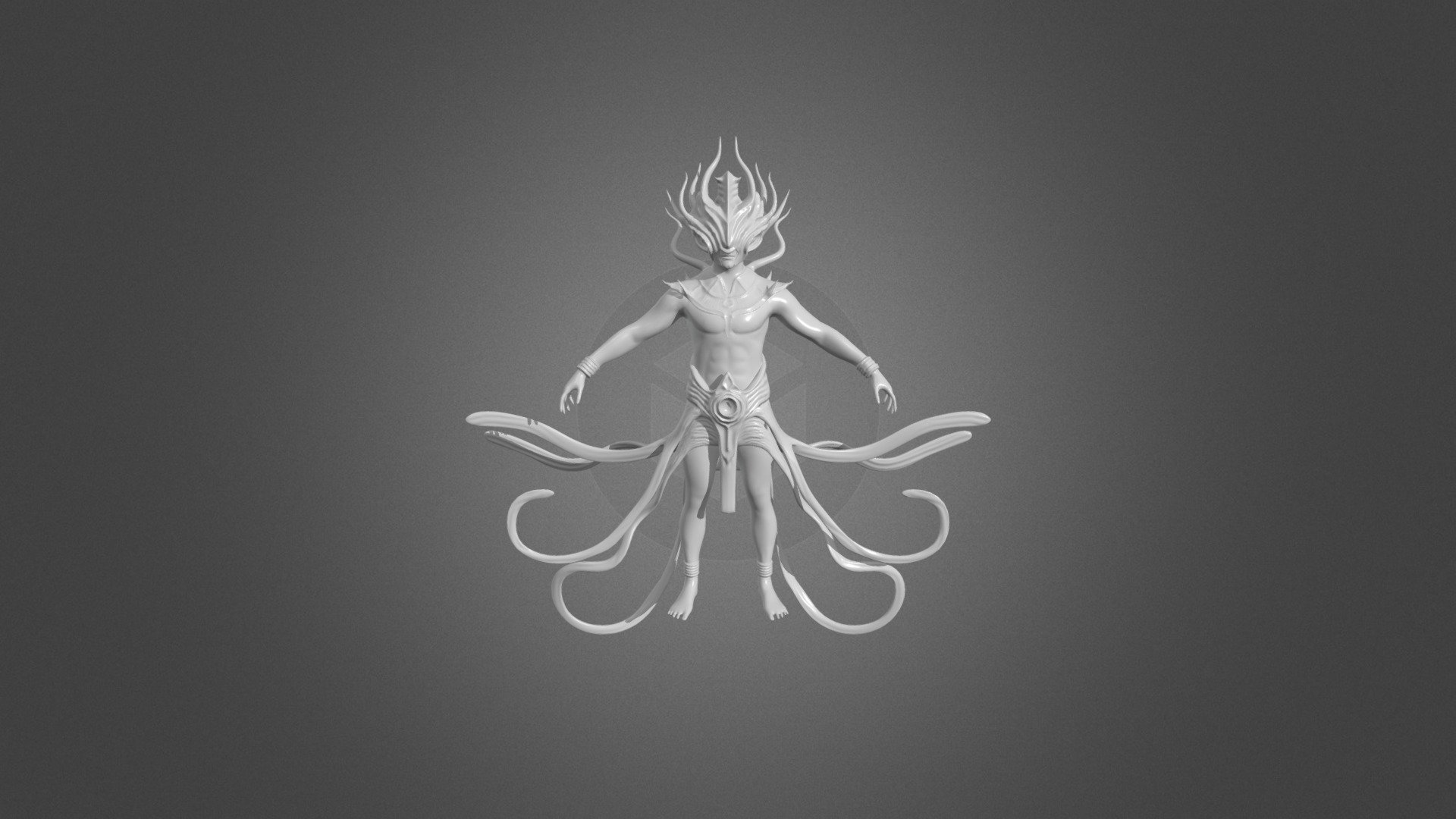 God Character Game Rez Version - 3D model by JohnNelsonFab [42191ea ...