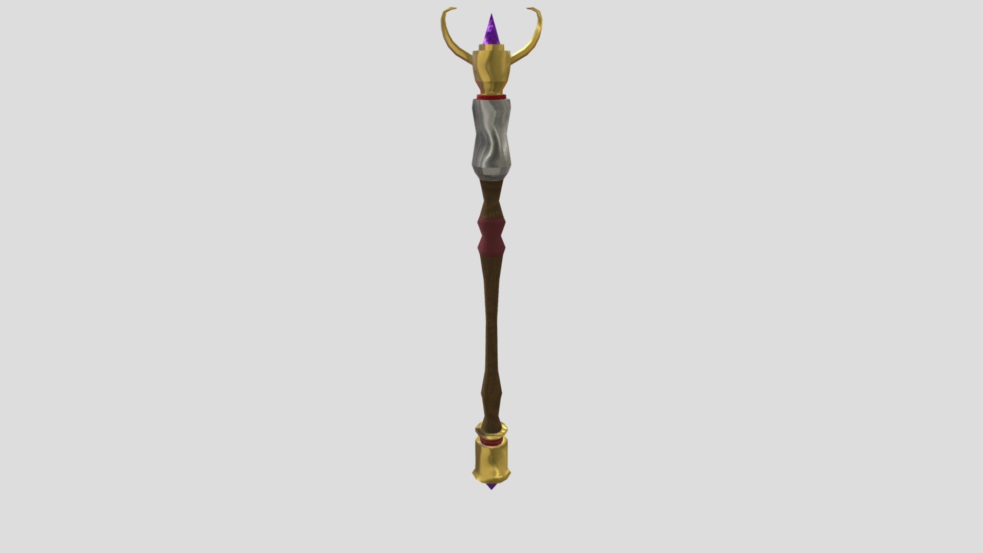 Magic Staff - 3D model by JoshuaM1209 [42199cb] - Sketchfab