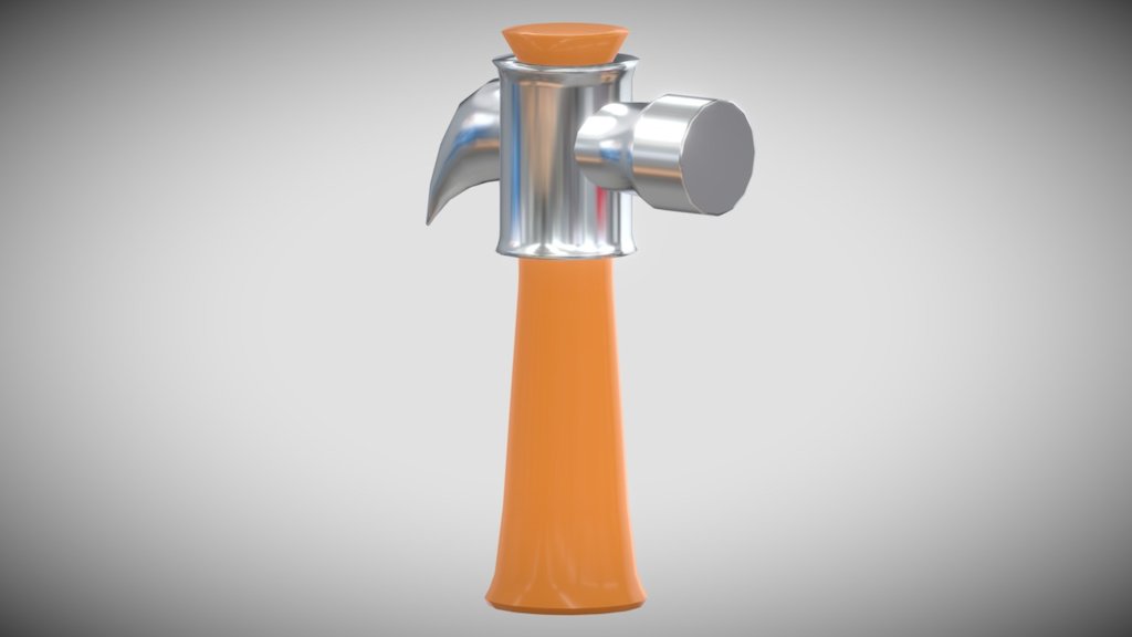 Cartoon Hammer - 3D model by Craig Forster (@craigforster) [4219c88 ...