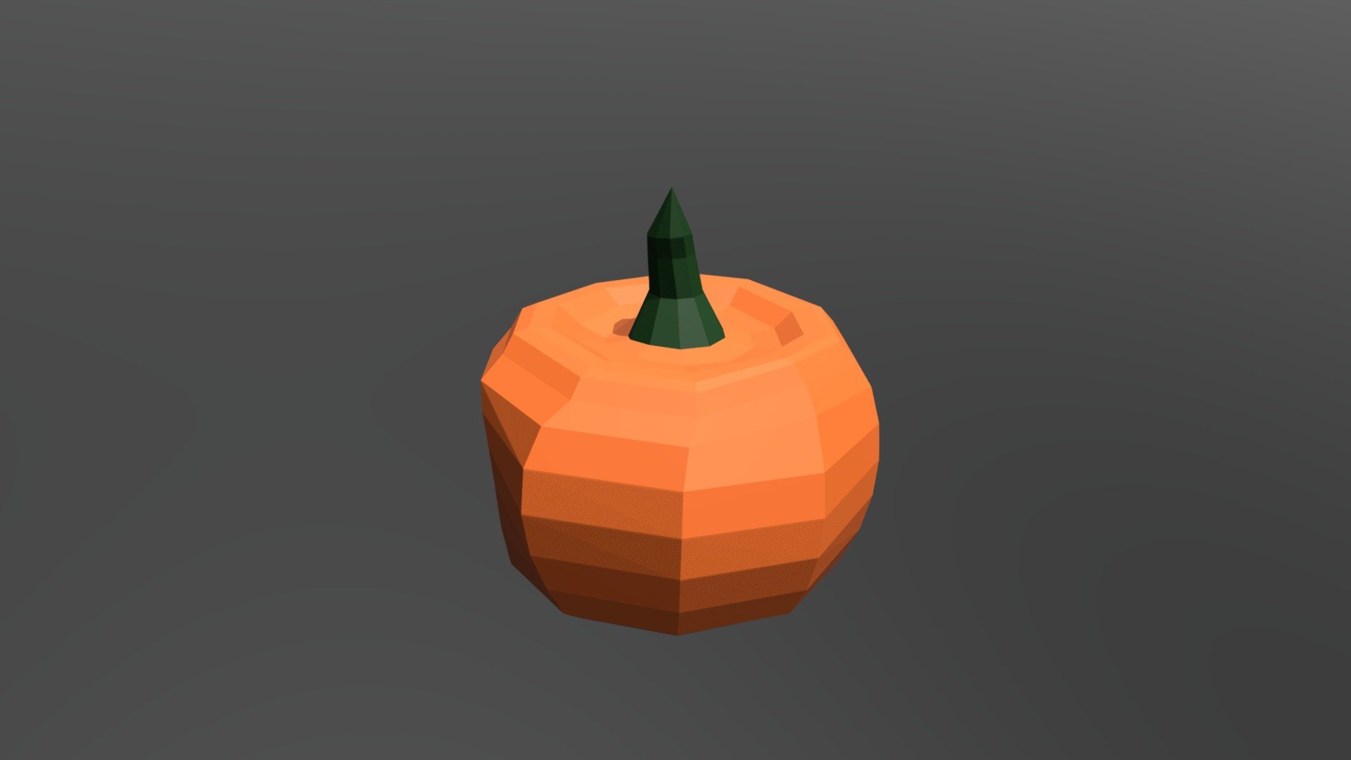 Pumpkin low poly - 3D model by medehn85 [4219d93] - Sketchfab
