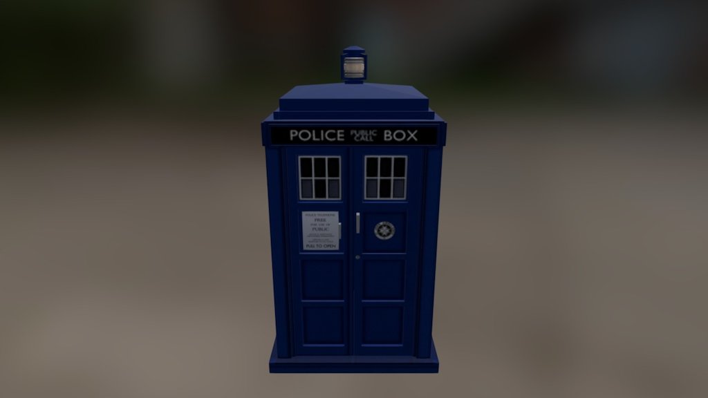TARDIS - 3D model by DomingoBlancarte [421b405] - Sketchfab