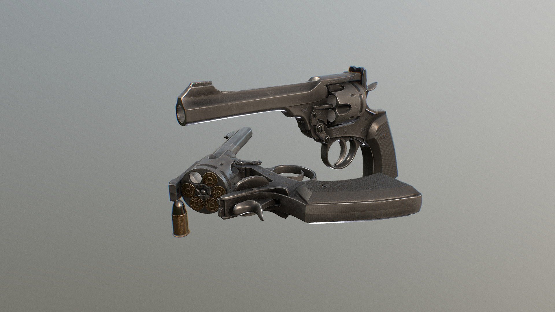 Webley IV - Buy Royalty Free 3D model by hamter [421bf37] - Sketchfab Store