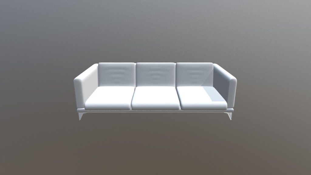 Couch - Download Free 3D model by fareedkoorniawan [421e9b3] - Sketchfab