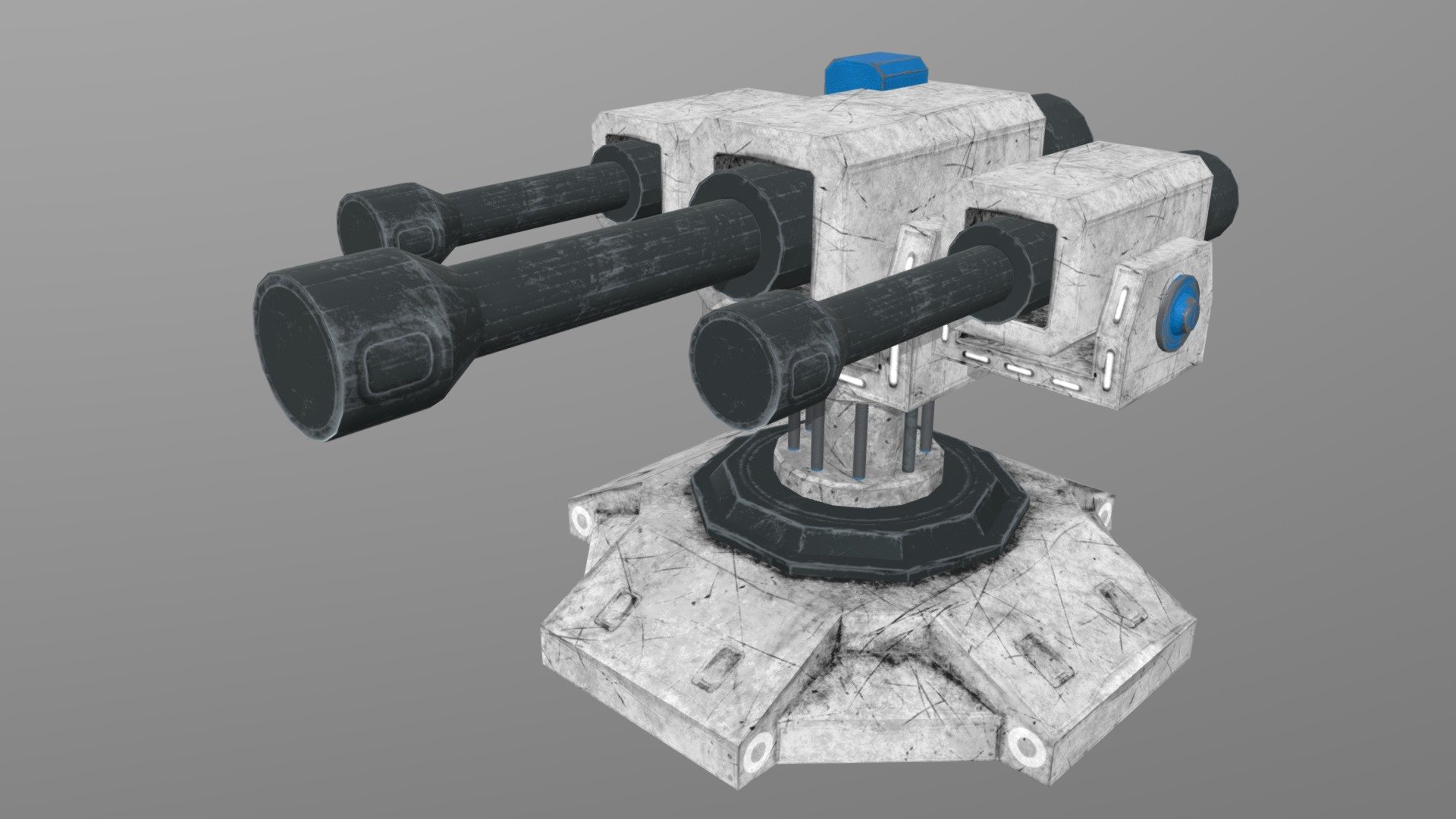 Sci-Fi_Turret_1_3 - 3D model by MATTHEW-BROWN [421f14a] - Sketchfab