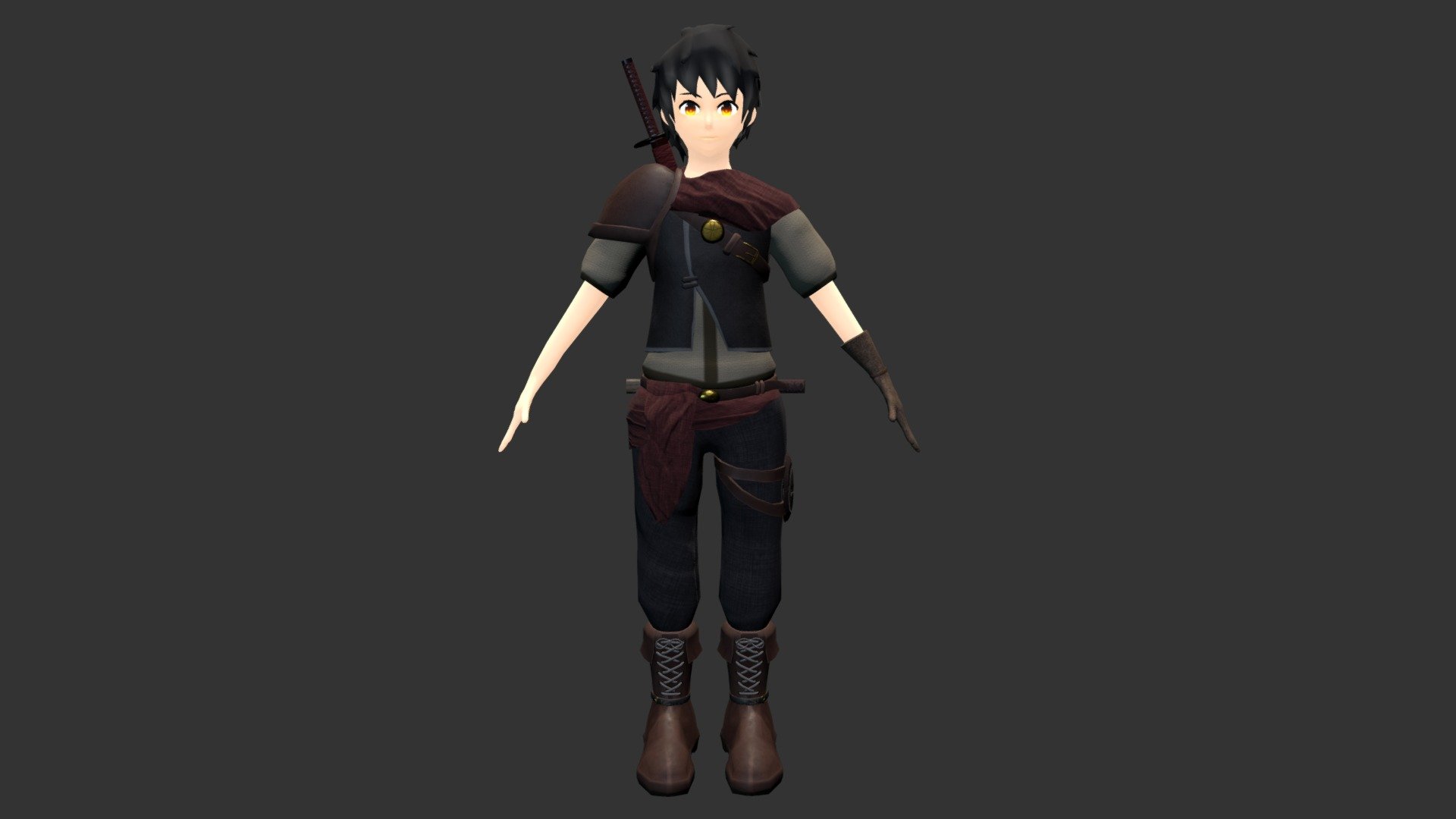 Homura - 3D model by honeyanagi (@emeralu) [421fbe9] - Sketchfab
