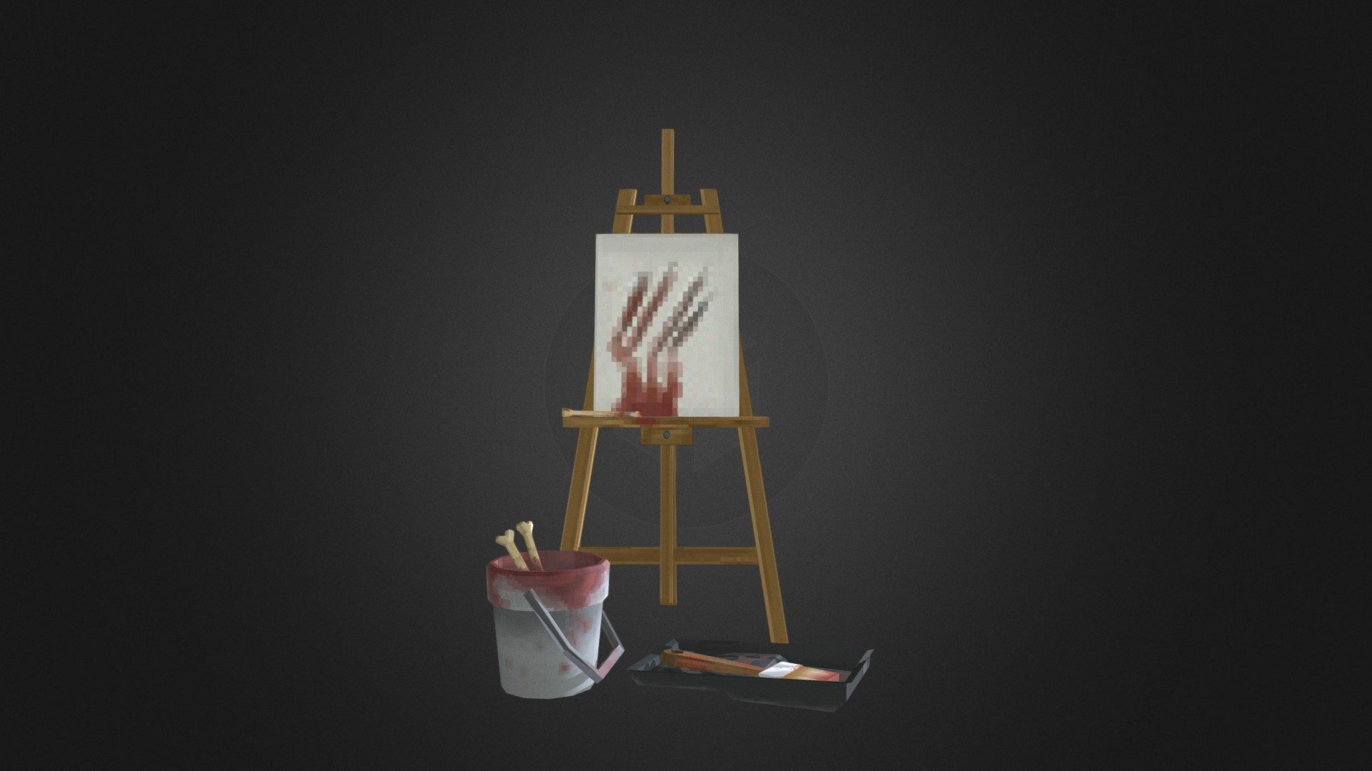 Low Poly Horror Art Studio - Download Free 3D model by KaiserNobel ...