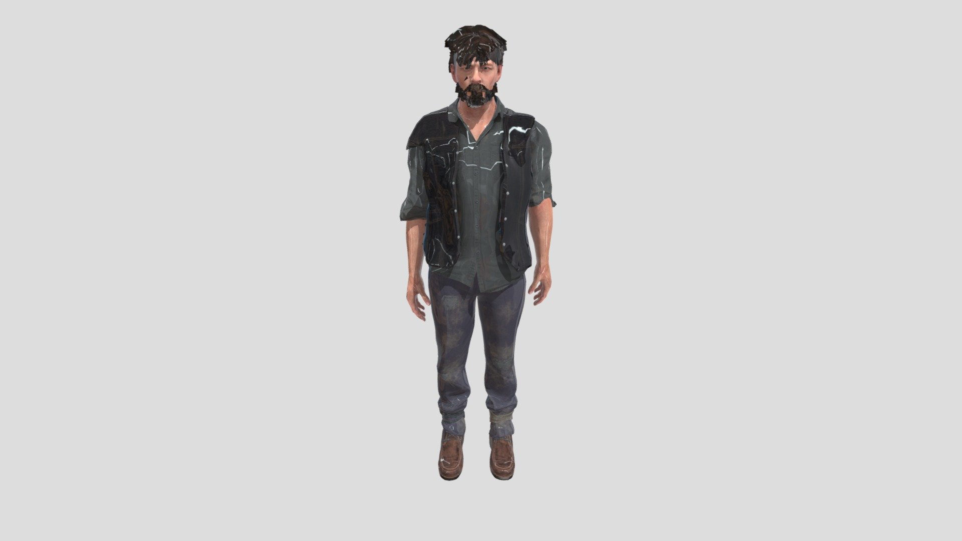 Daryl Dixon Short Hair Full Rig TWD - Download Free 3D model by ...