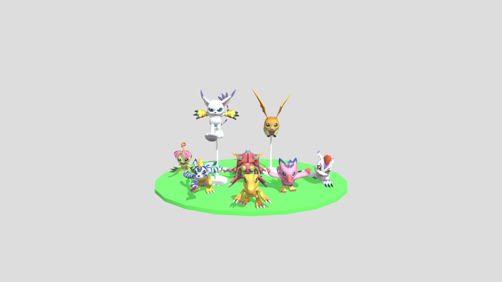All Digimon - 3D model by 3dprintz0000 [42253ec] - Sketchfab