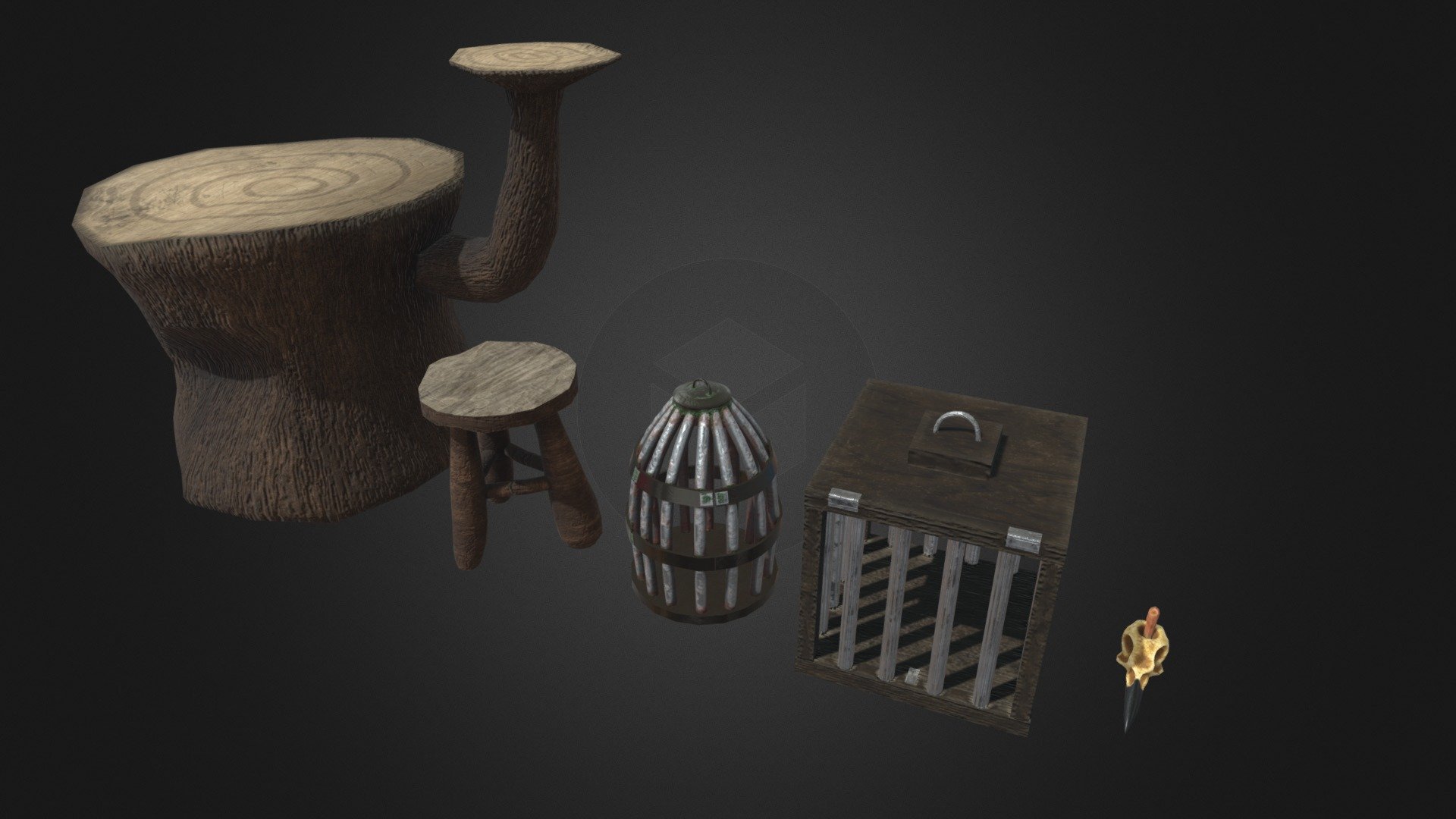 Hag's Lair Decorations - 3D model by Justin Kerschbaumer ...