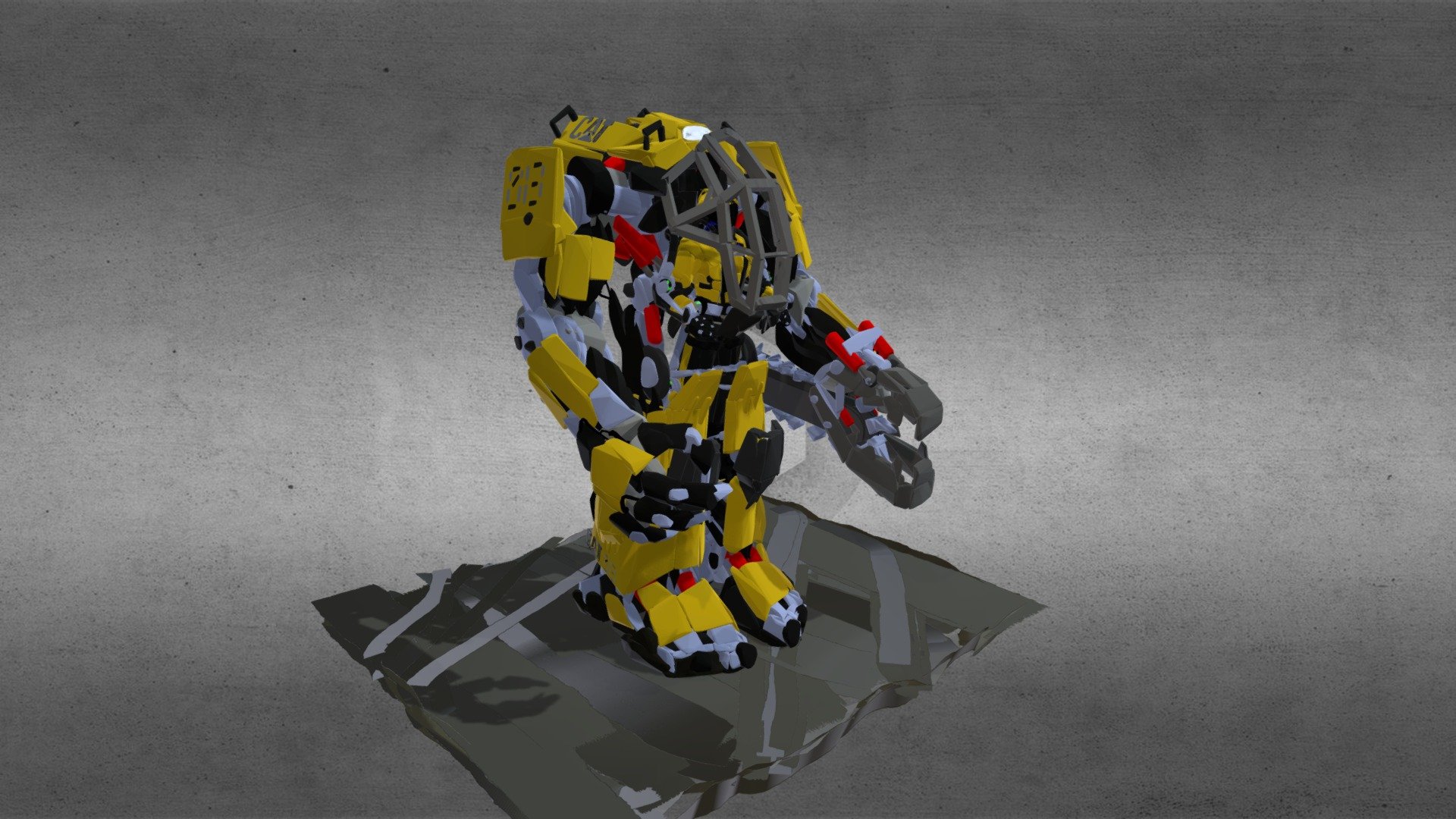 CAT MECH 011 - Download Free 3D model by KUDA1313 [4227d5e] - Sketchfab