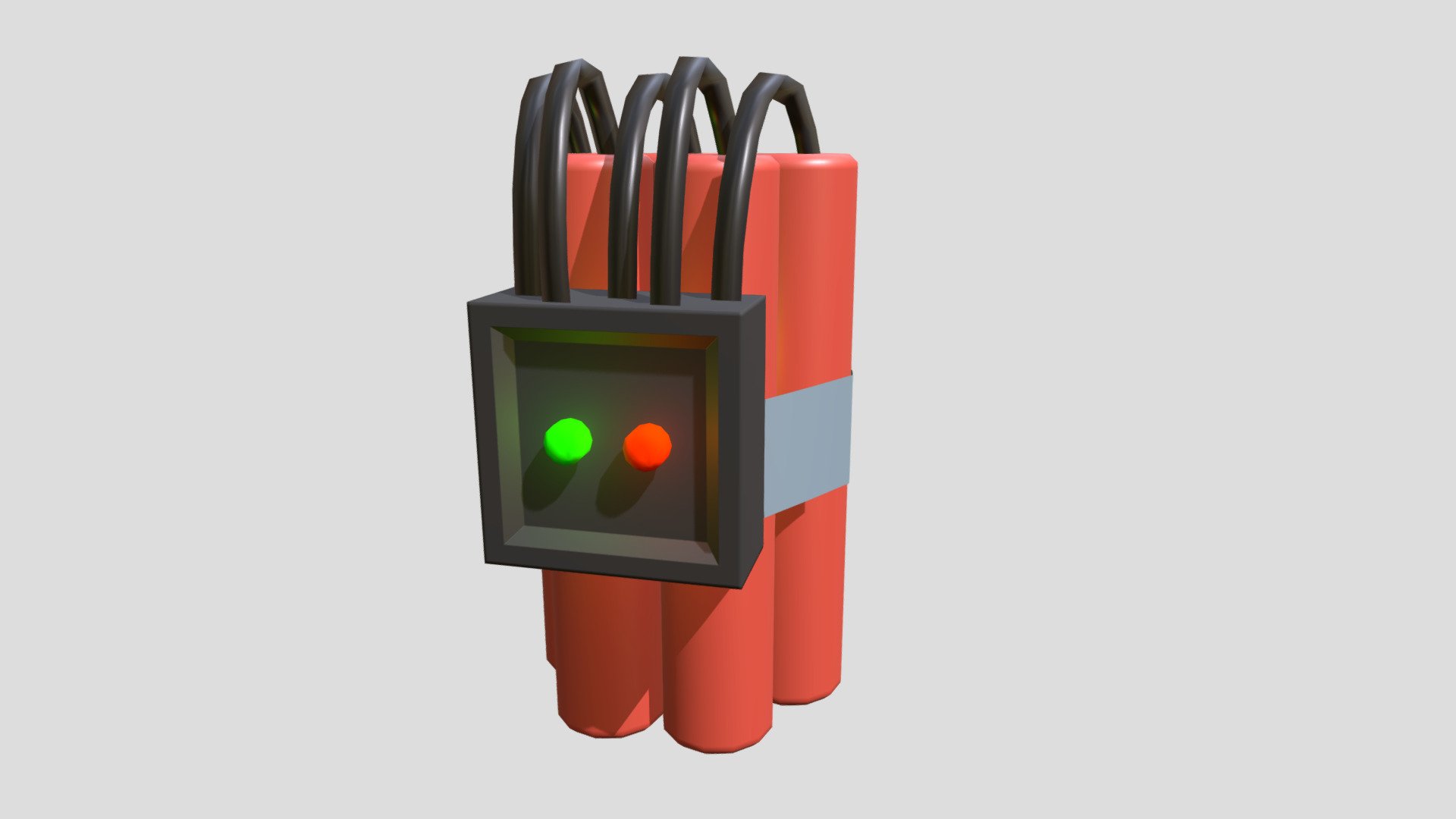 TNT Dynamite bundle Stylized Low-poly Game-ready - Download Free 3D ...