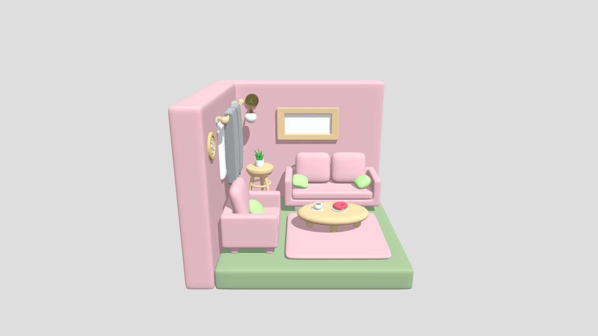Livingroom- Sketchfab - 3D model by Ayeshasiddiqa [422936e] - Sketchfab