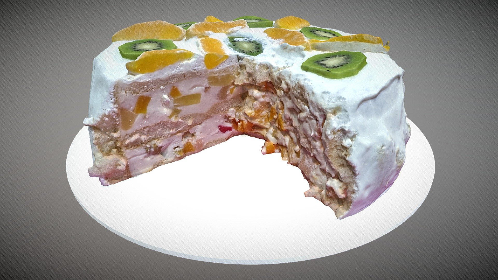 Fruit Cake - Download Free 3D model by Rainbow (@encoded01) [422cd20 ...