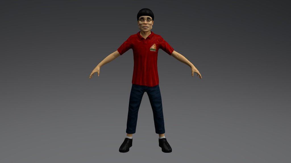 Pizza Guy Character - 3D model by simonesilvestri [422cf54] - Sketchfab
