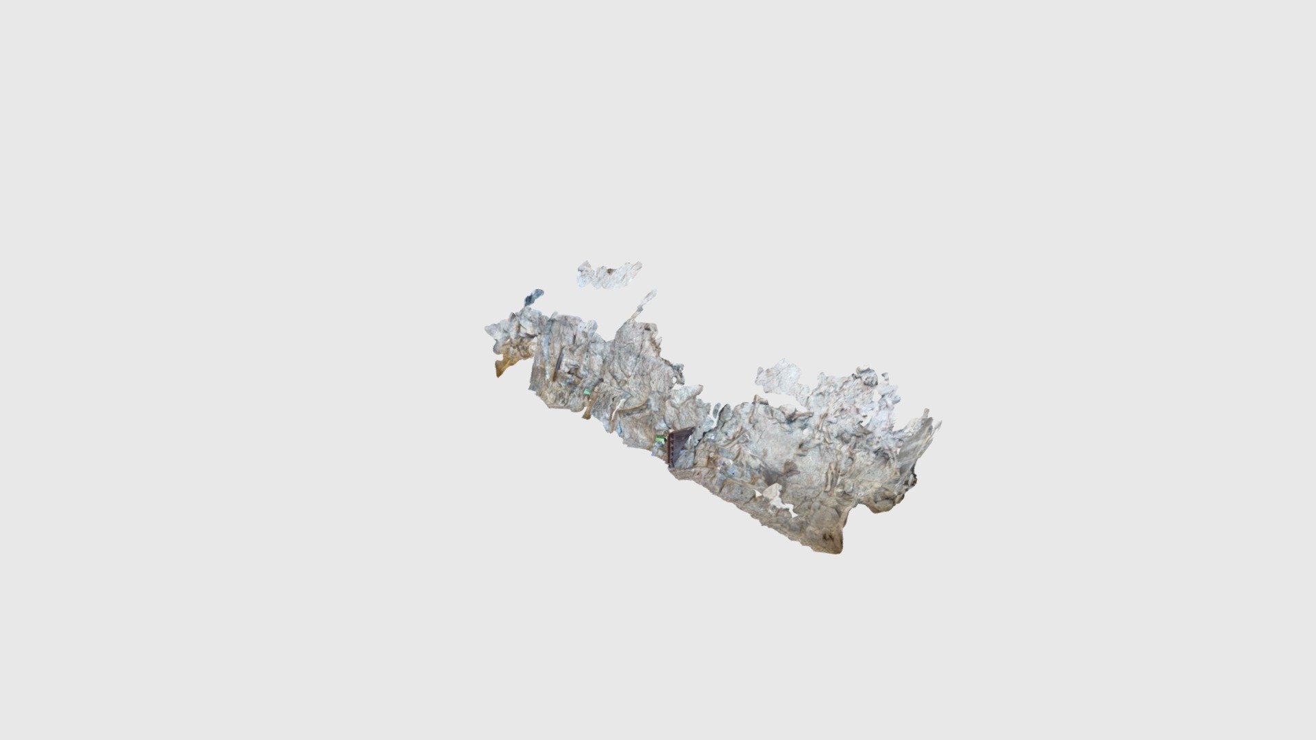 Dinosaur national monument bone wall - Download Free 3D model by ...