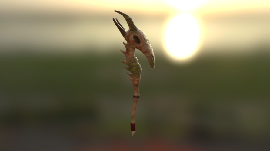 Bones Weapon - 3D model by Sensational Games (@sensationalgames ...