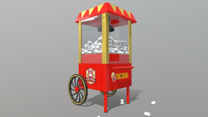 Popcorn 3D models - Sketchfab