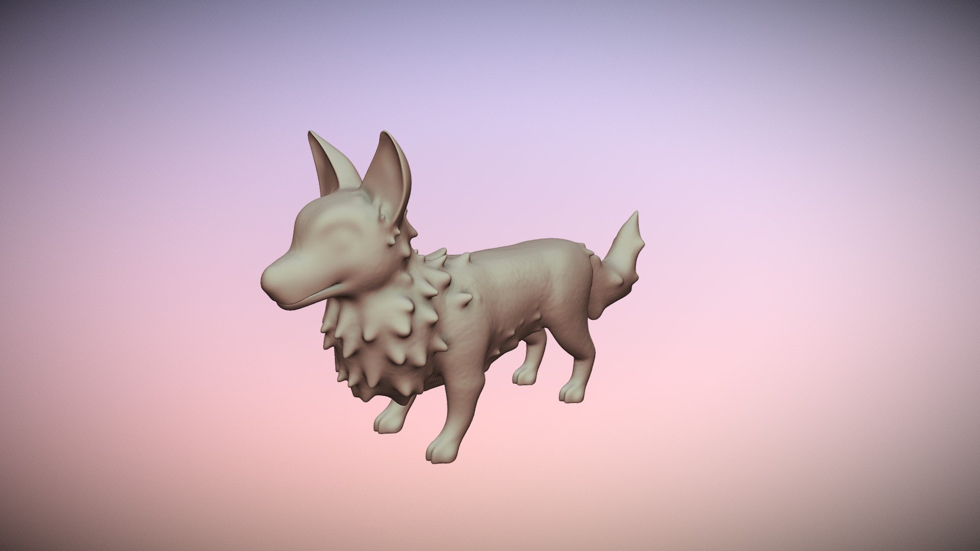 Dog - Welsh Corgi - 3D model by Marina H (@Darrkarra) [422f781] - Sketchfab