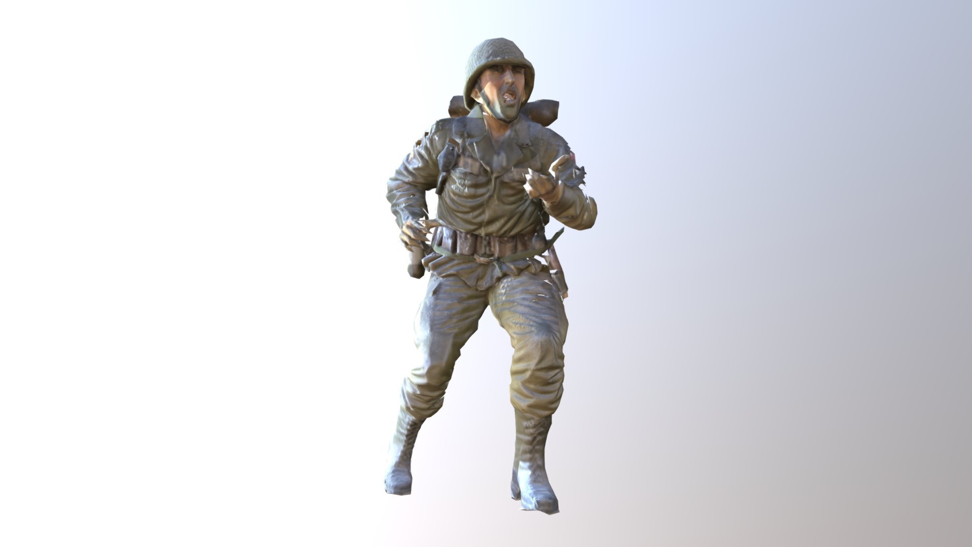 Soldier - Download Free 3D model by David Wigforss (@dwigfor) [422fa16 ...