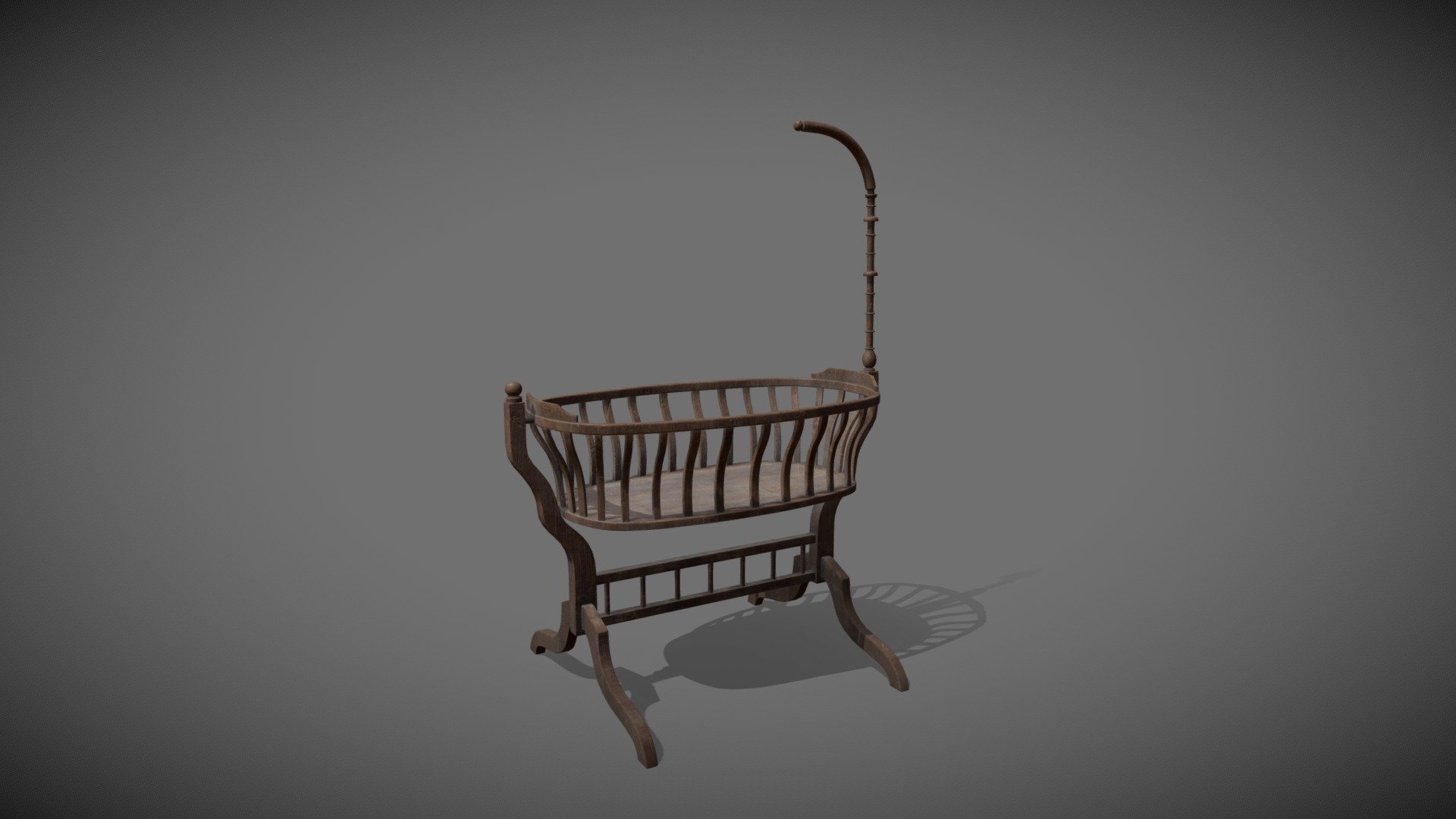 Victorian Crib - 3D model by Dumokan Art (@dumokanart) [422fcc2 ...