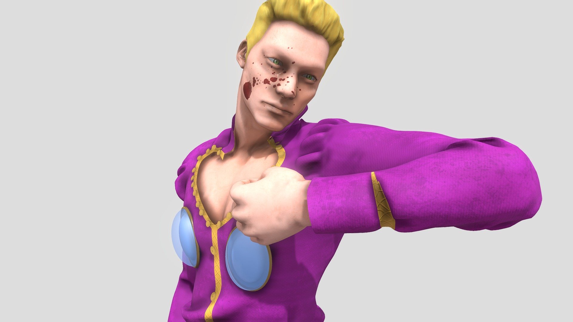 Giorno Giovanna Outfit - Download Free 3D model by Graveyart [42305b8 ...