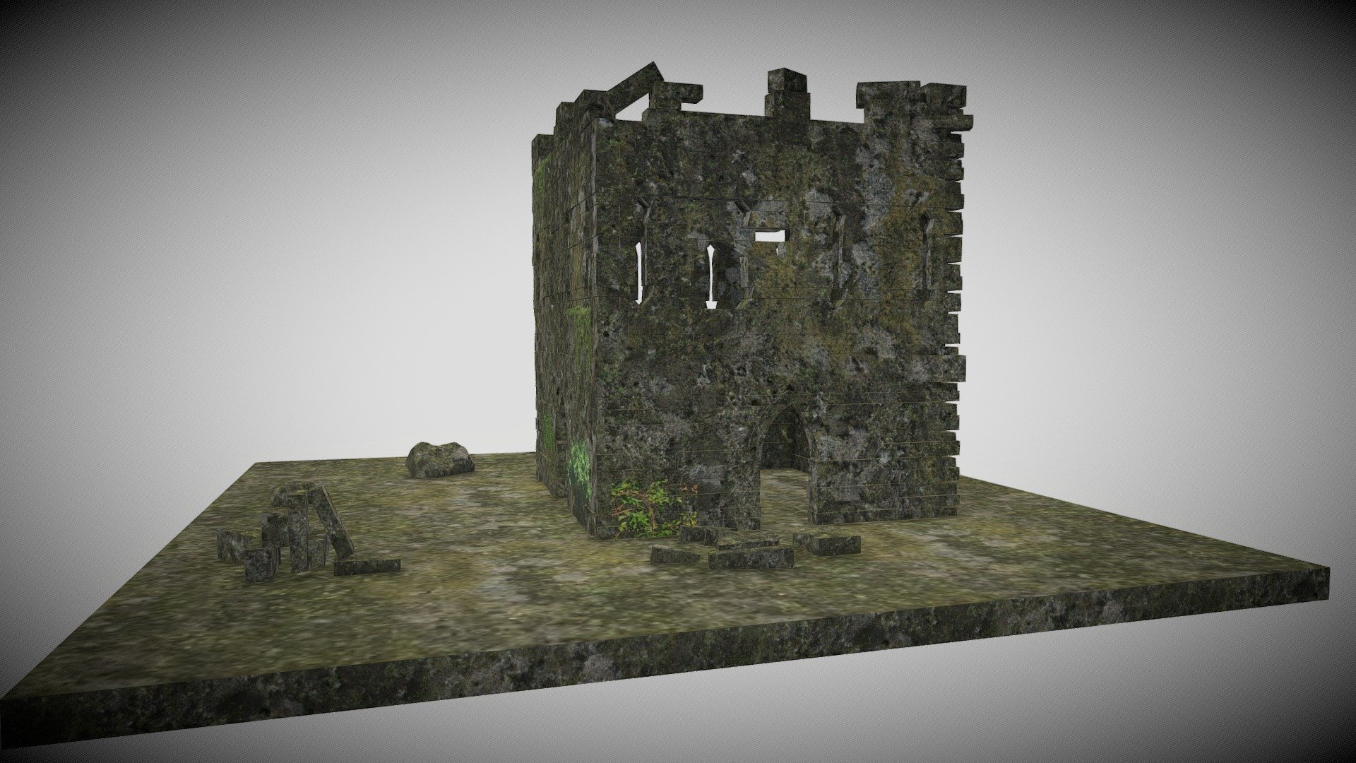 The Spooky Old Keep - Download Free 3D model by tonyflanagan [4233b29 ...
