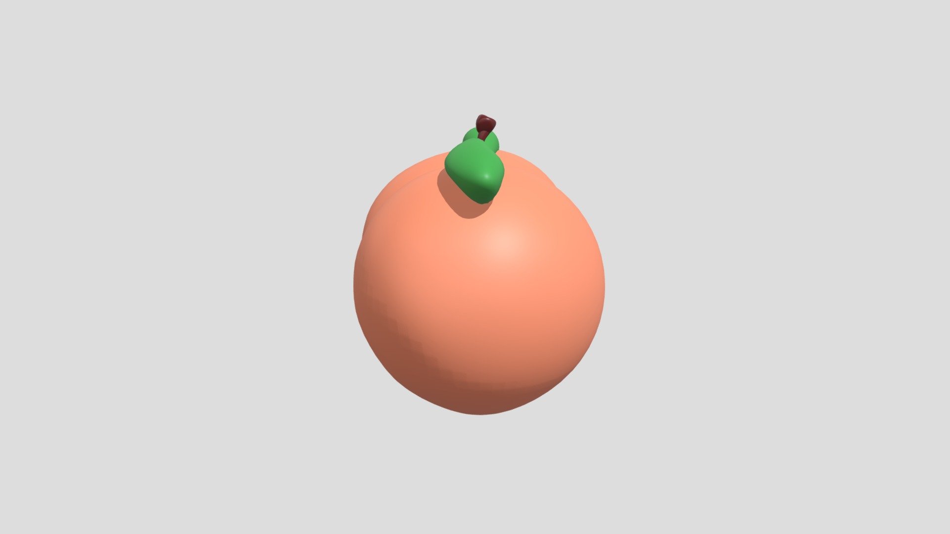 Peach - 3D model by mellandsittel [423401c] - Sketchfab